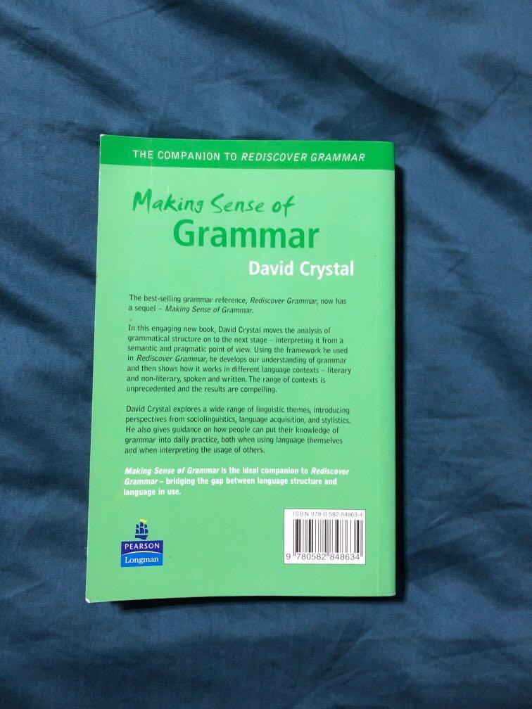Making Sense of Grammar by David Crystal, Hobbies & Toys, Books ...