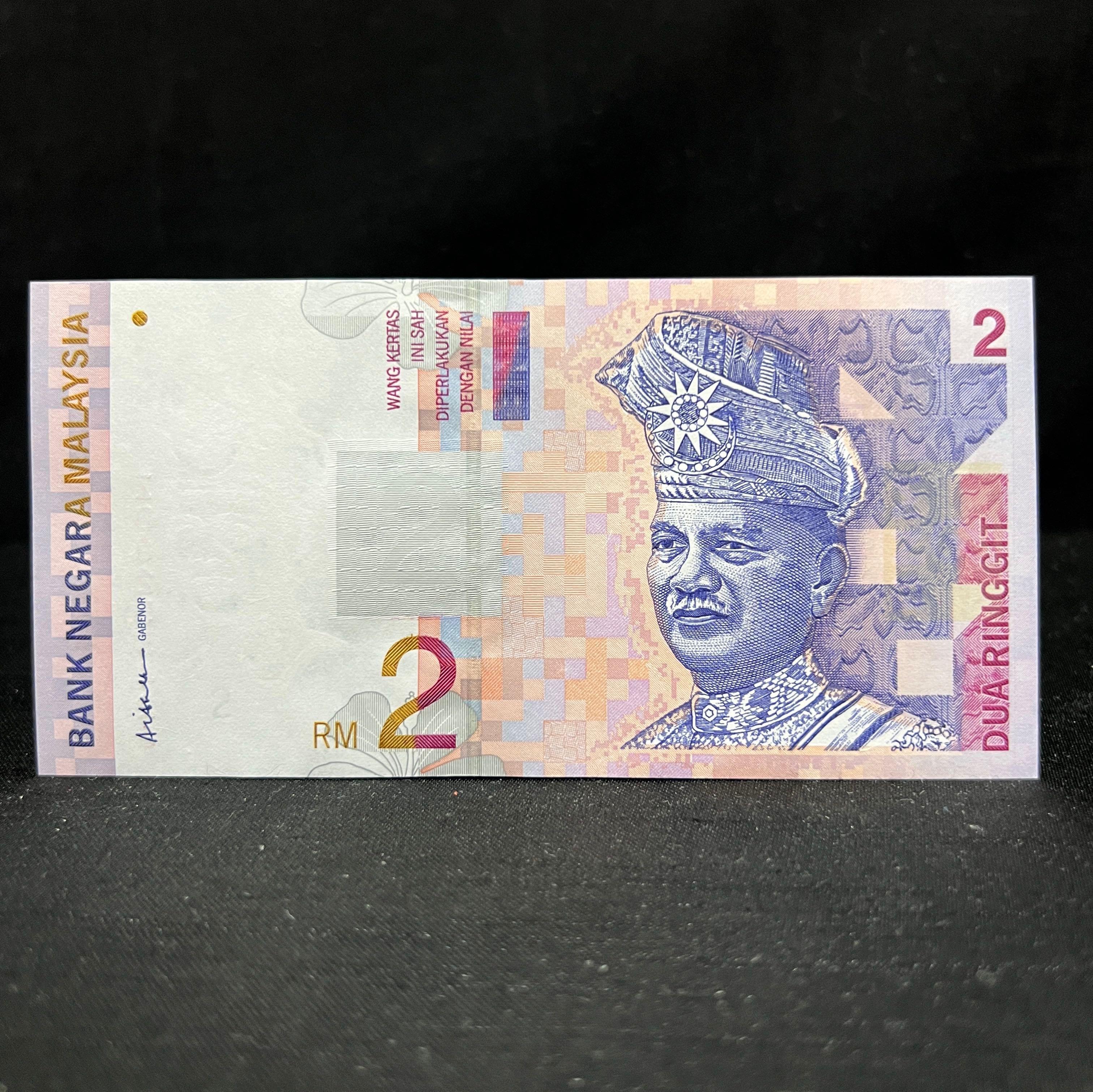 Malaysia RM2 2 Ringgit 9th Series ZD Replacement UNC Banknote ZD0255421 ...