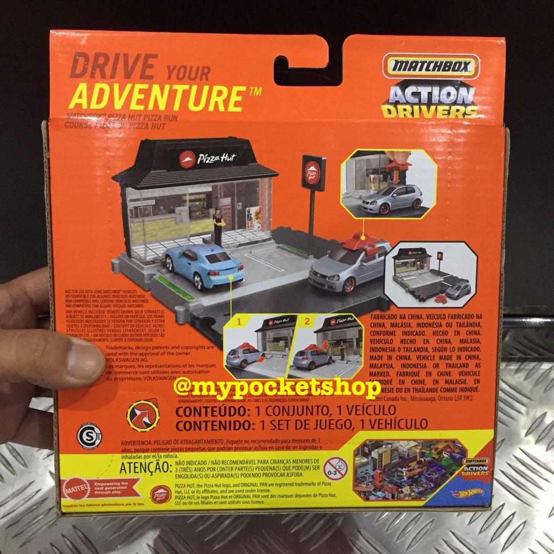 Matchbox PIZZA HUT PIZZA RUN w. VOLKSWAGEN GTI / 2022 MBX Action ...