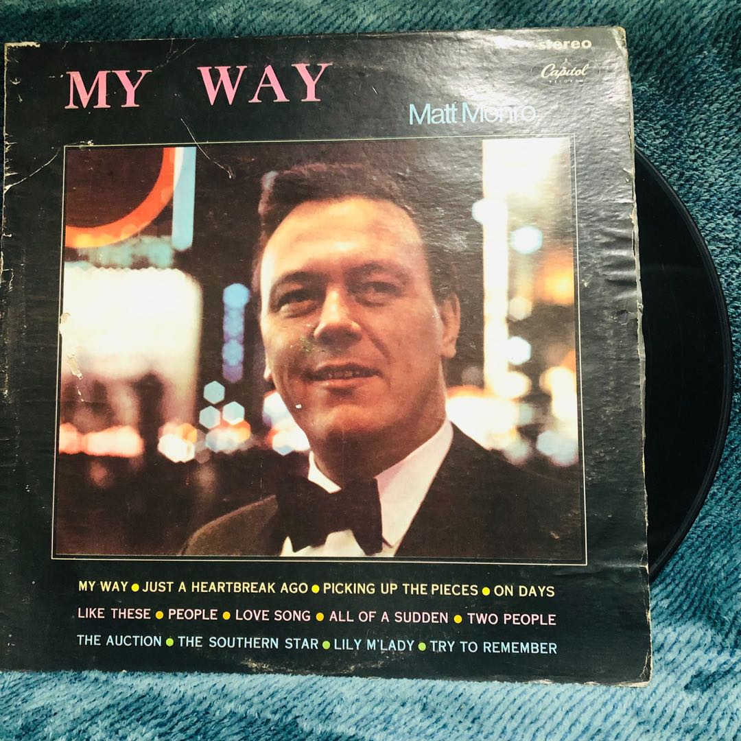 Matt Monro Vinyl Record, Hobbies & Toys, Music & Media, Vinyls on Carousell