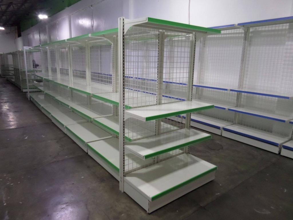 Mesh Type Gondola Racks Adjustable Layers, Furniture & Home Living ...