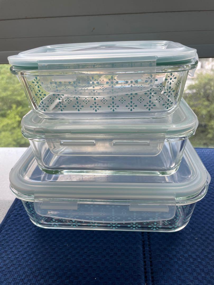 Microwave Safe Glass Containers, Furniture & Home Living, Kitchenware ...