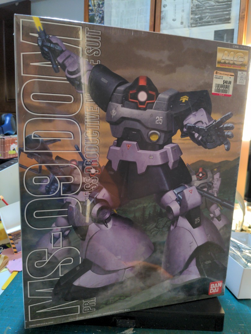 [MISB] BANDAI MG 1/100 MS-09 DOM, Hobbies & Toys, Toys & Games on Carousell