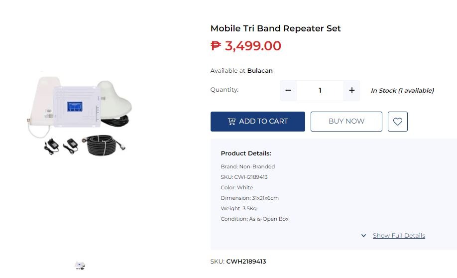 Mobile Tri Band Repeater Set, Mobile Phones & Gadgets, Mobile & Gadget ...