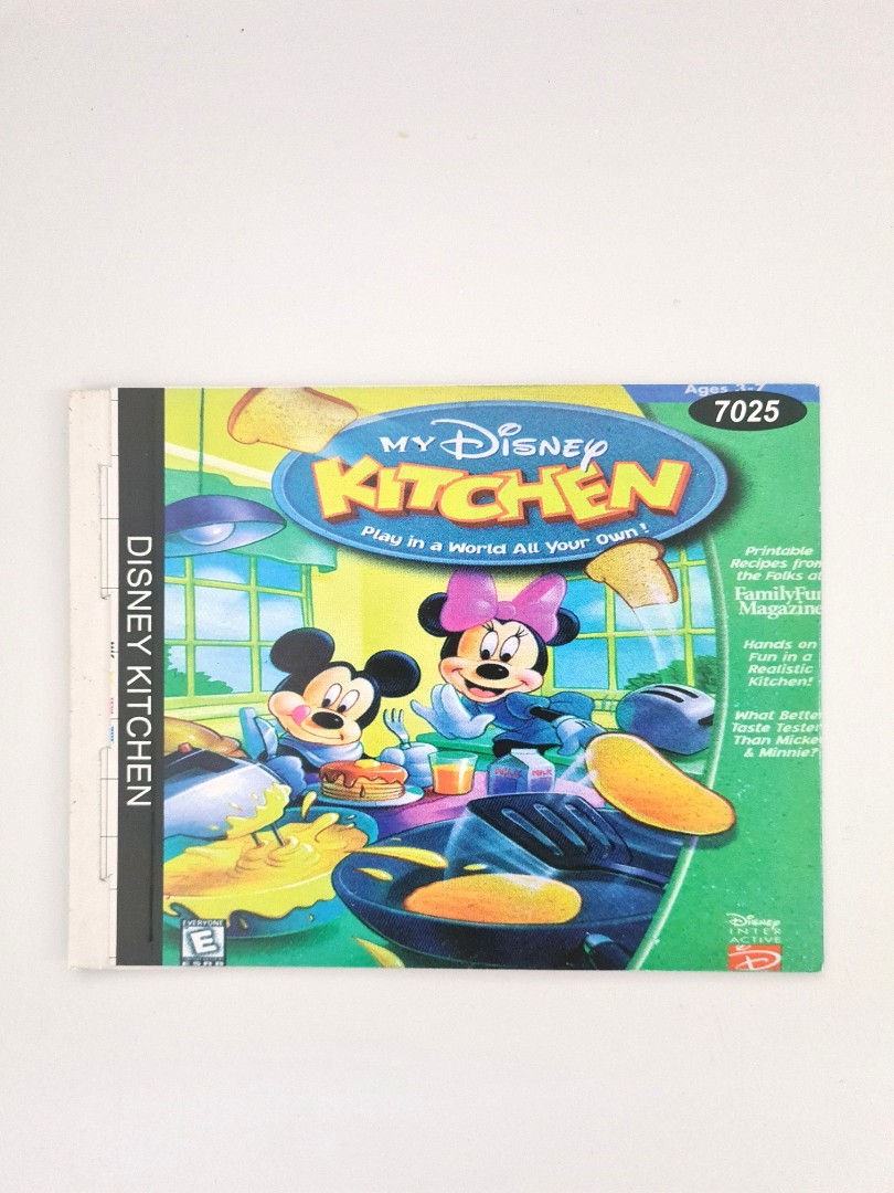 My Disney Kitchen CD-ROM (PC Game), Video Gaming, Video Games, Others ...