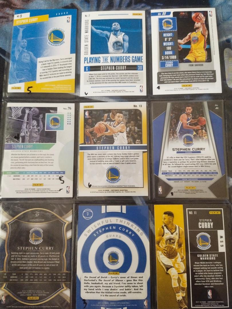 NBA Cards Steph Curry Cards Set, Hobbies & Toys, Toys & Games on Carousell