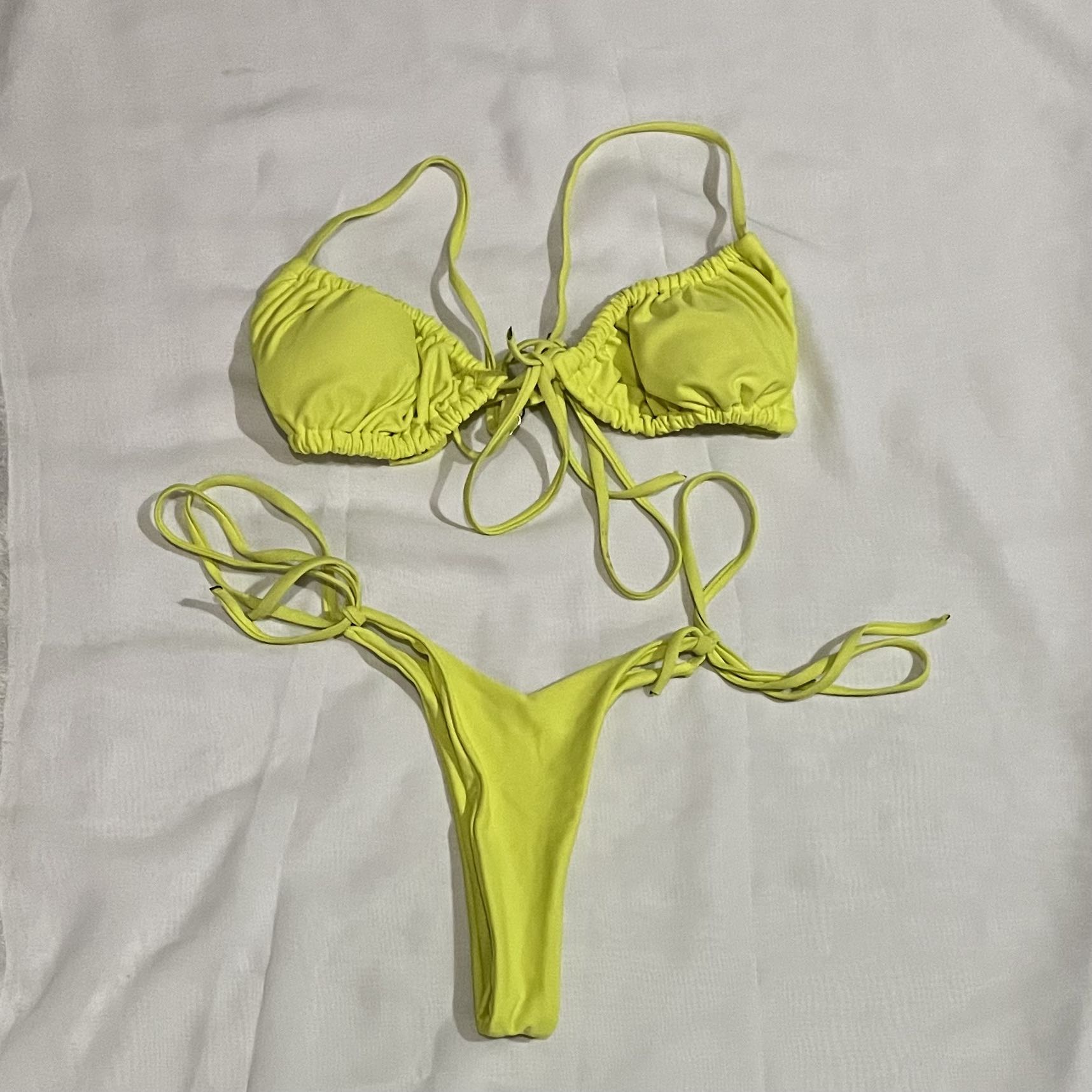 Neon Bikini/Two piece, Women's Fashion, Swimwear, Bikinis & Swimsuits ...
