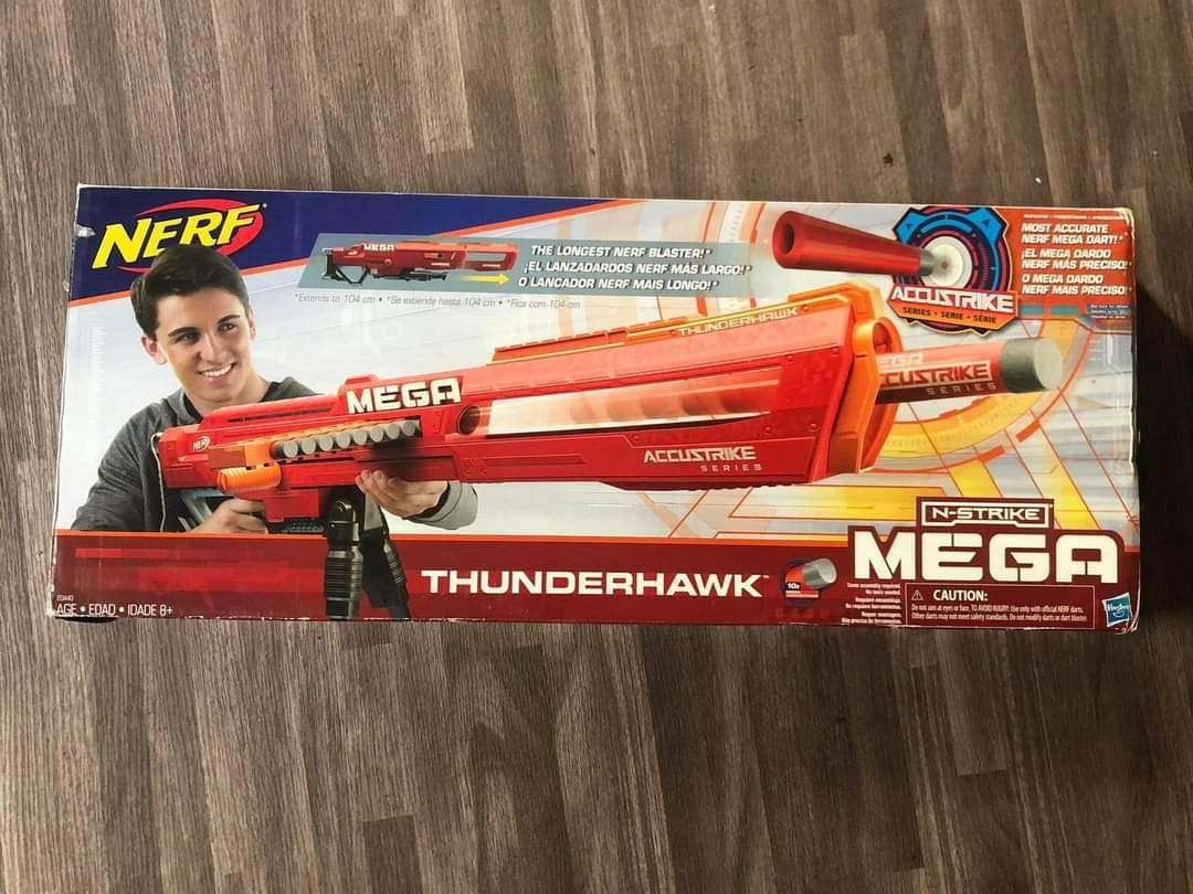 Nerf Thunder Hawk mega nstrike, Hobbies & Toys, Toys & Games on Carousell
