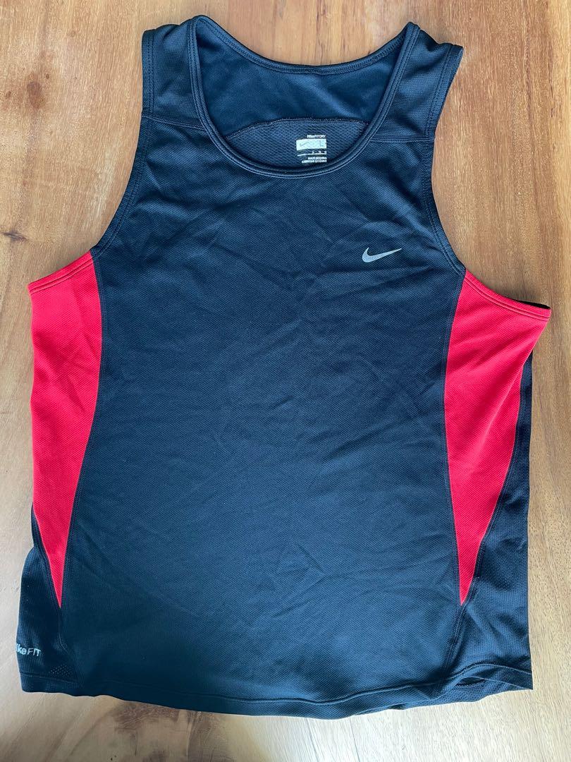 Nike running singlet, Men's Fashion, Activewear on Carousell