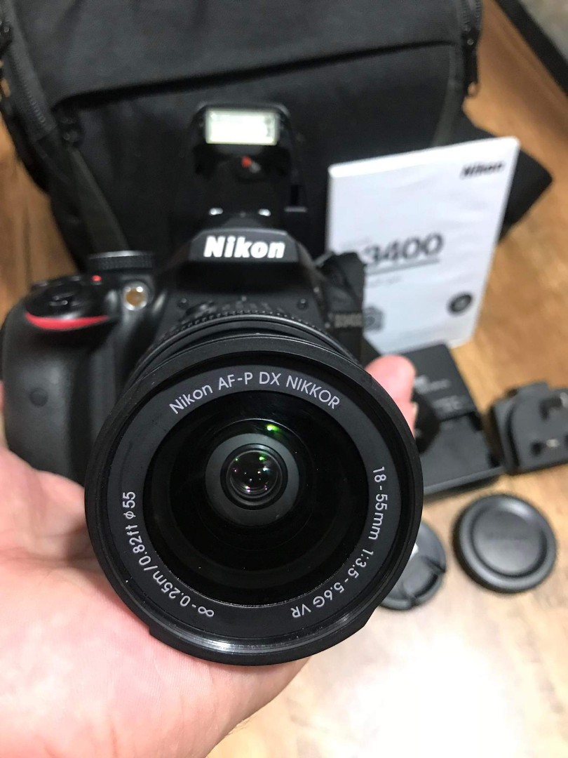 NIKON D3400 DSLR CAMERA, Photography, Cameras on Carousell