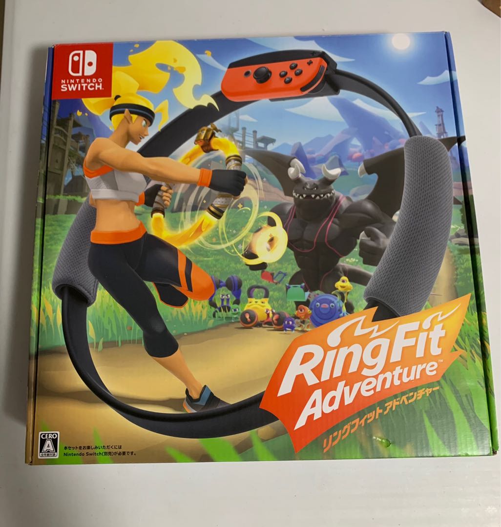 Nintendo Switch Ring Fit Adventure, Video Gaming, Video Games, Nintendo ...
