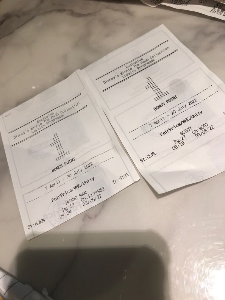 NTUC Bonus Points, Tickets & Vouchers, Vouchers on Carousell