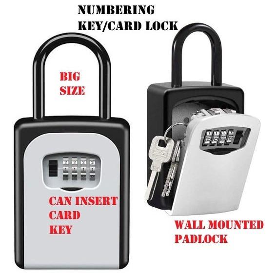 Numbering Lock Key Storage Password Key Box Padlock Metal Quality Anti ...