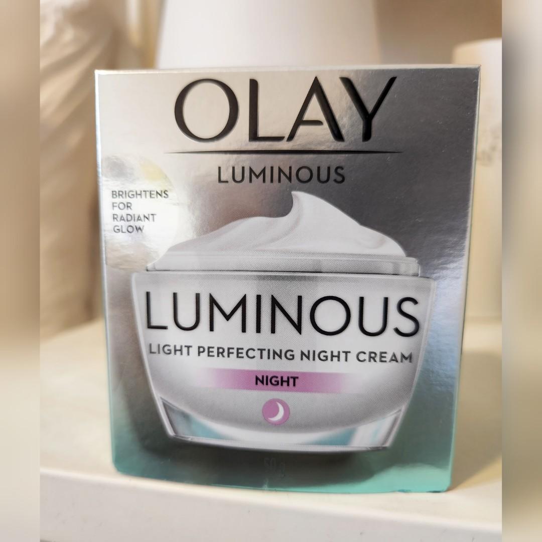 Olay Luminous Light Perfecting Night Cream, Beauty & Personal Care ...