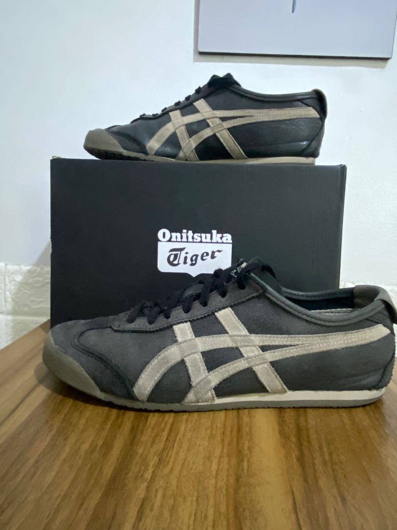 Onitsuka Tiger Limited Edition Black Canvas and Leather, Luxury ...