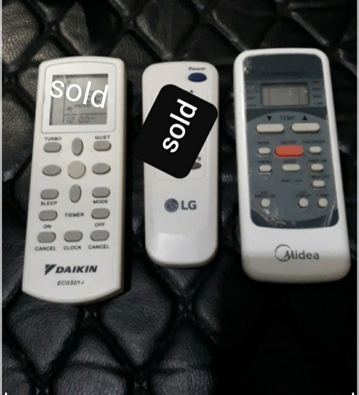Original Midea Aircon Remote Control, TV & Home Appliances, Air ...