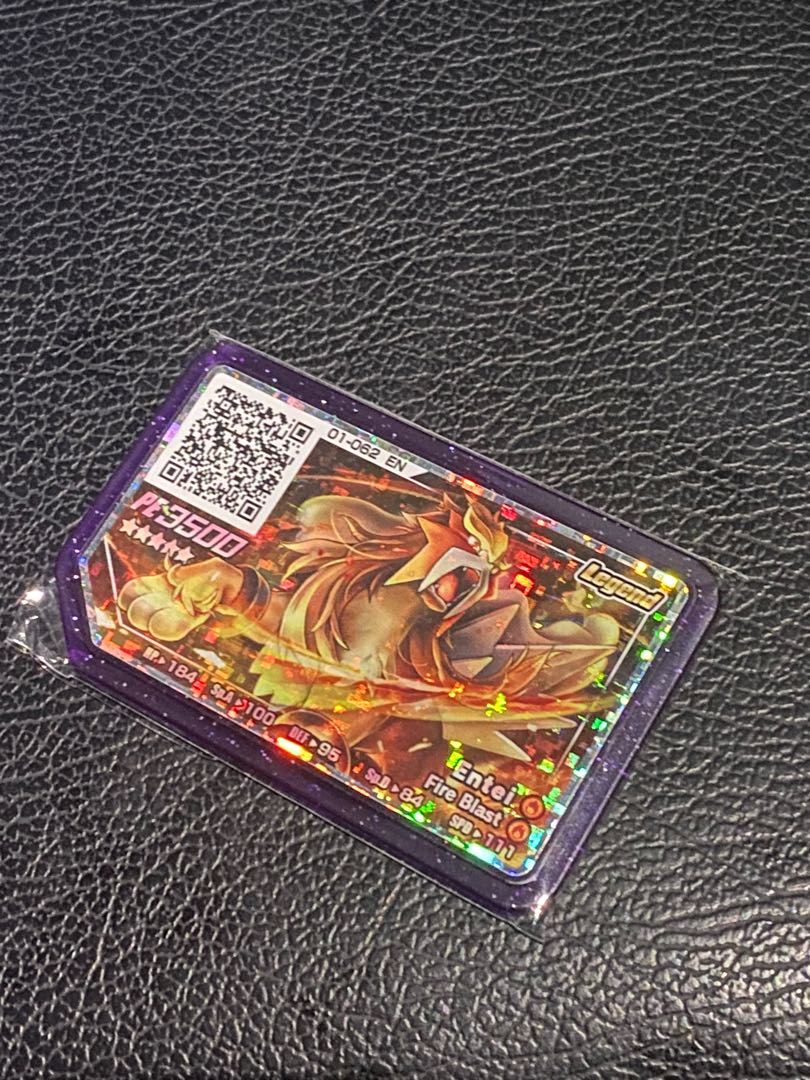 Pokemon Gaole Entei 5 stars, Hobbies & Toys, Memorabilia & Collectibles ...