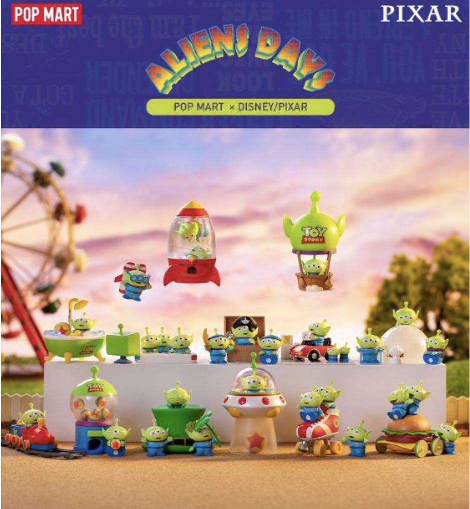 popmart disney/pixar alien days, Hobbies & Toys, Toys & Games on Carousell