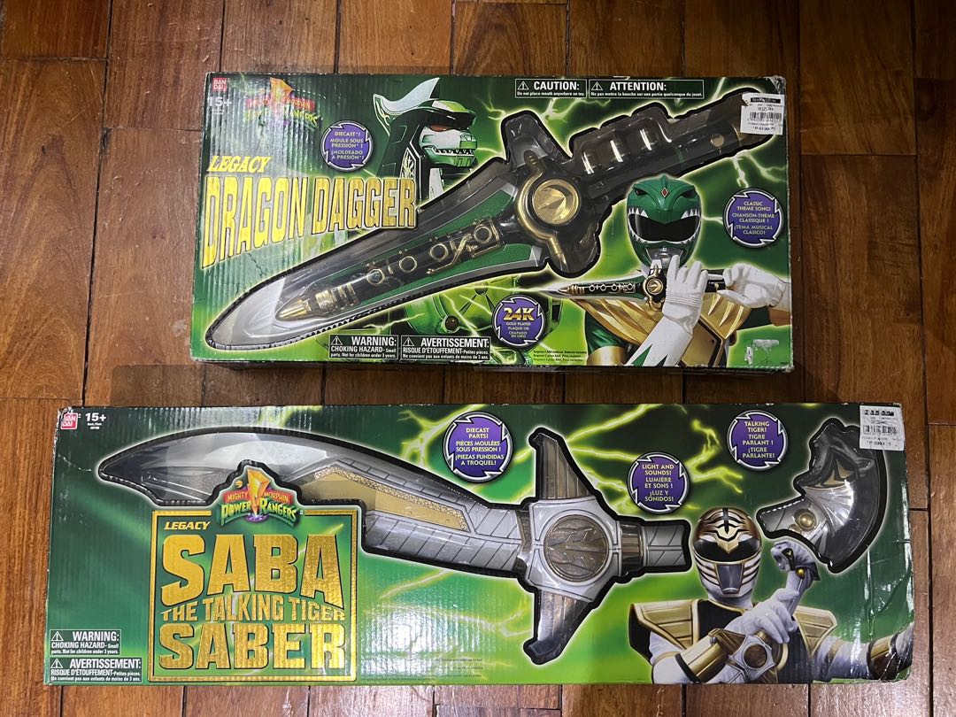 power ranger saba and dragon dagger, Hobbies & Toys, Memorabilia ...