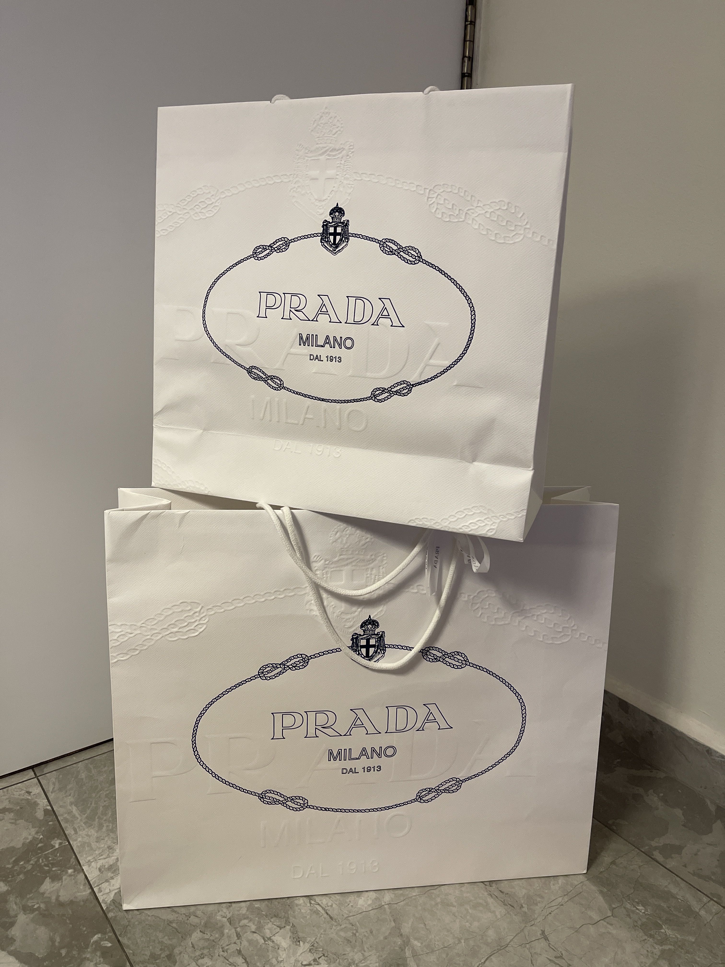 Prada paper bag, Hobbies & Toys, Stationery & Craft, Craft Supplies ...