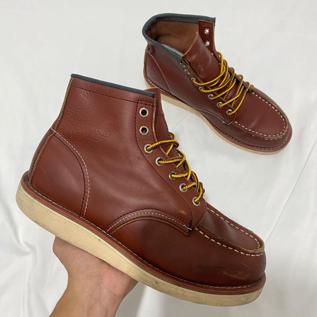 Red Wing 8875 Moc Toe , Men's Fashion, Footwear, Boots on Carousell