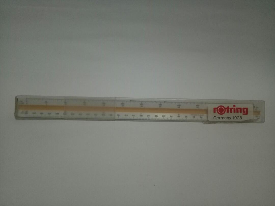 Rotring Triangar Scale #802-020, Hobbies & Toys, Stationary & Craft ...