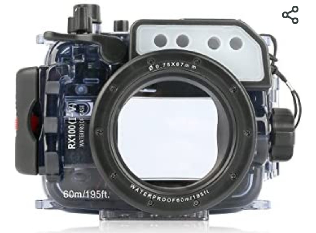 Seafrogs Waterproof Case for Sony RX100 I II III IV V, Underwater ...