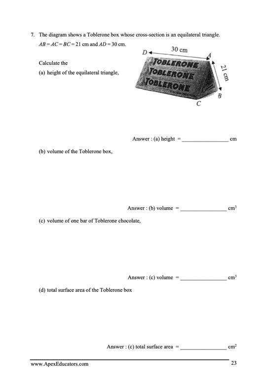 Sec 1 + Sec 2 Maths (Express/NA) Notes + Worksheets + Exam-Styled ...