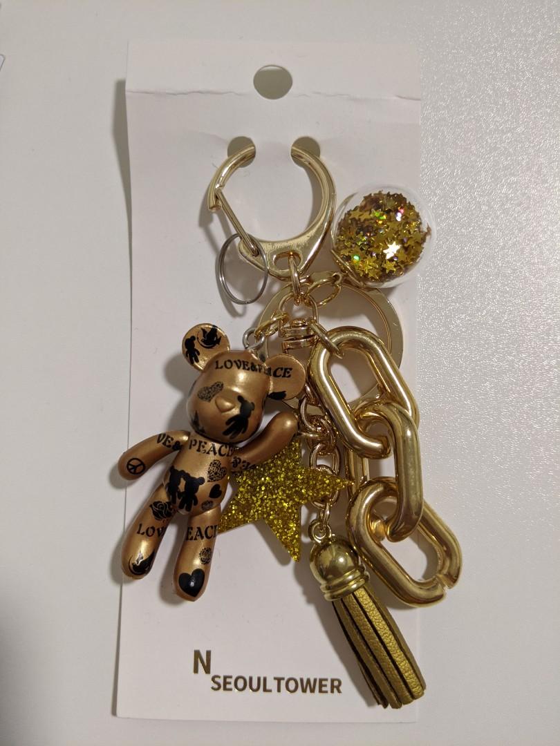 Seoul Tower souvenir - bear keychain, Women's Fashion, Watches ...