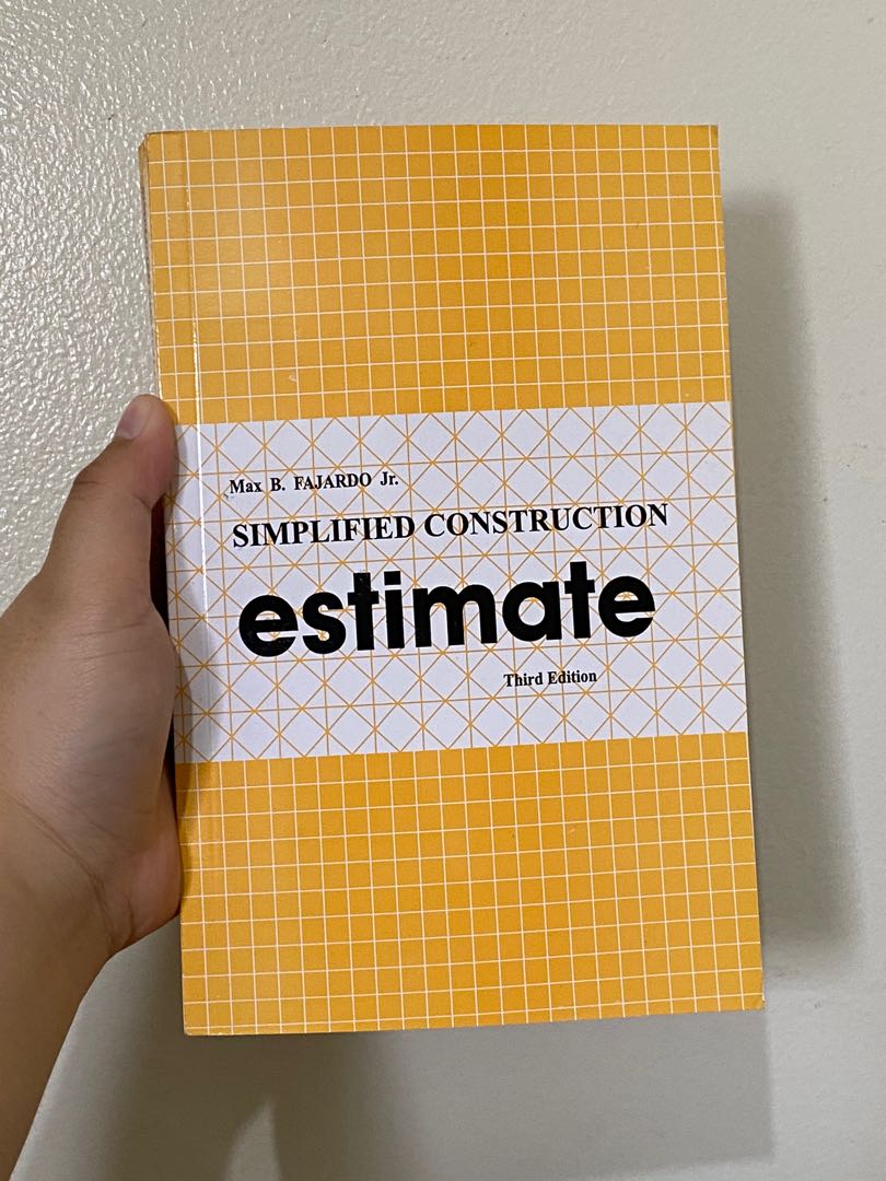 Simplified Construction Estimate Architecture, Hobbies & Toys, Books & Magazines, Textbooks on ...