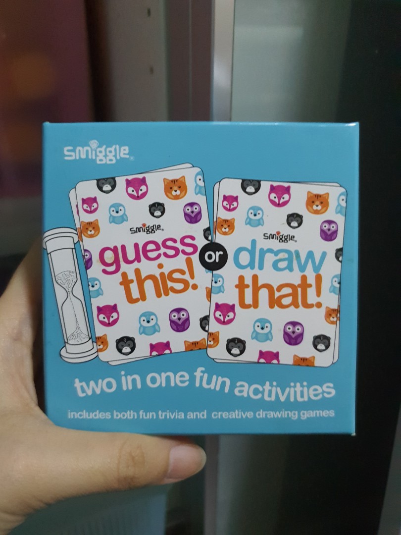 Smiggle Guess This Draw That, Hobbies & Toys, Toys & Games on Carousell