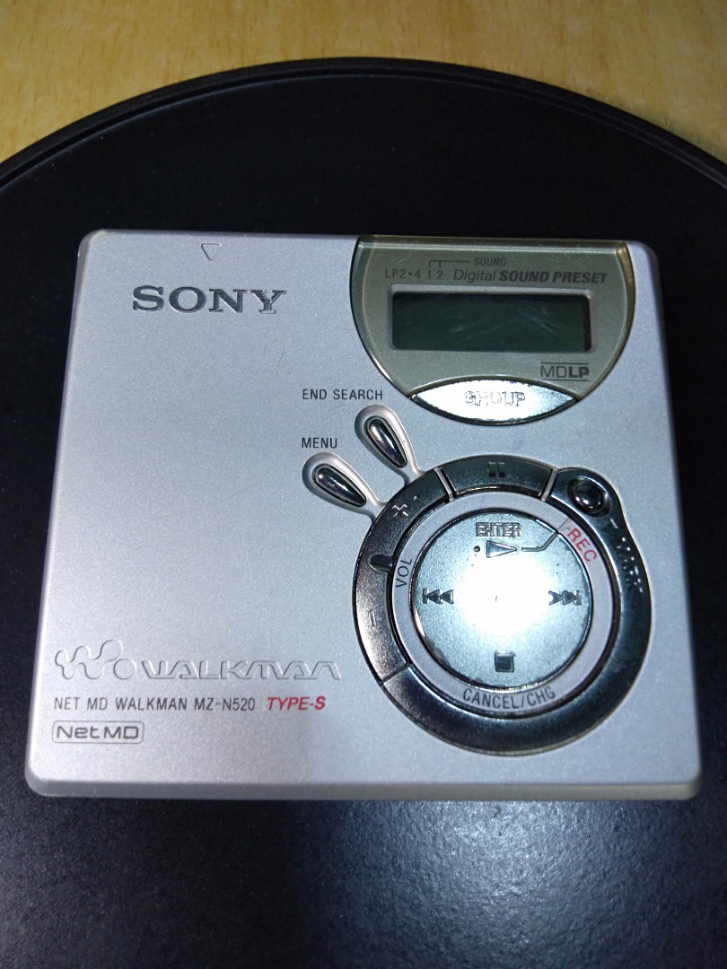 Sony WALKMAN Portable Minidisc Recorder MZ-N520 From France ( Used ...