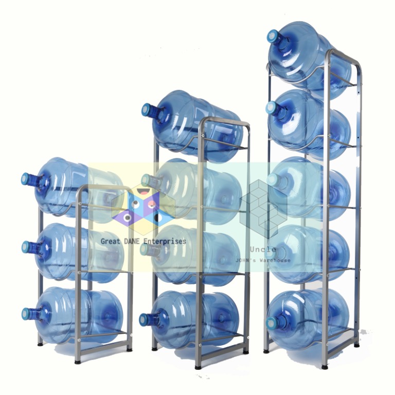 Space Saving Water Gallon Rack Stand / Water Gallon Rack Organizer ...