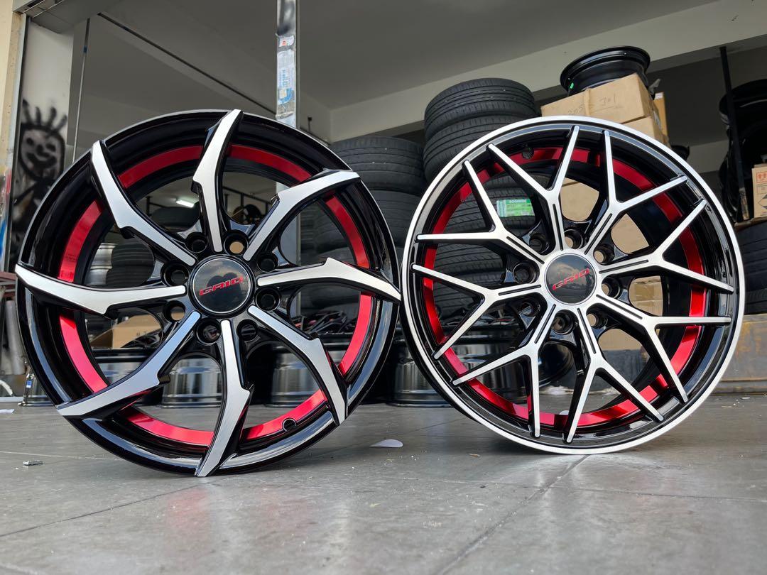 Sport rim baru 14 GRID cutting original Japan flow fomn kancil viva ...