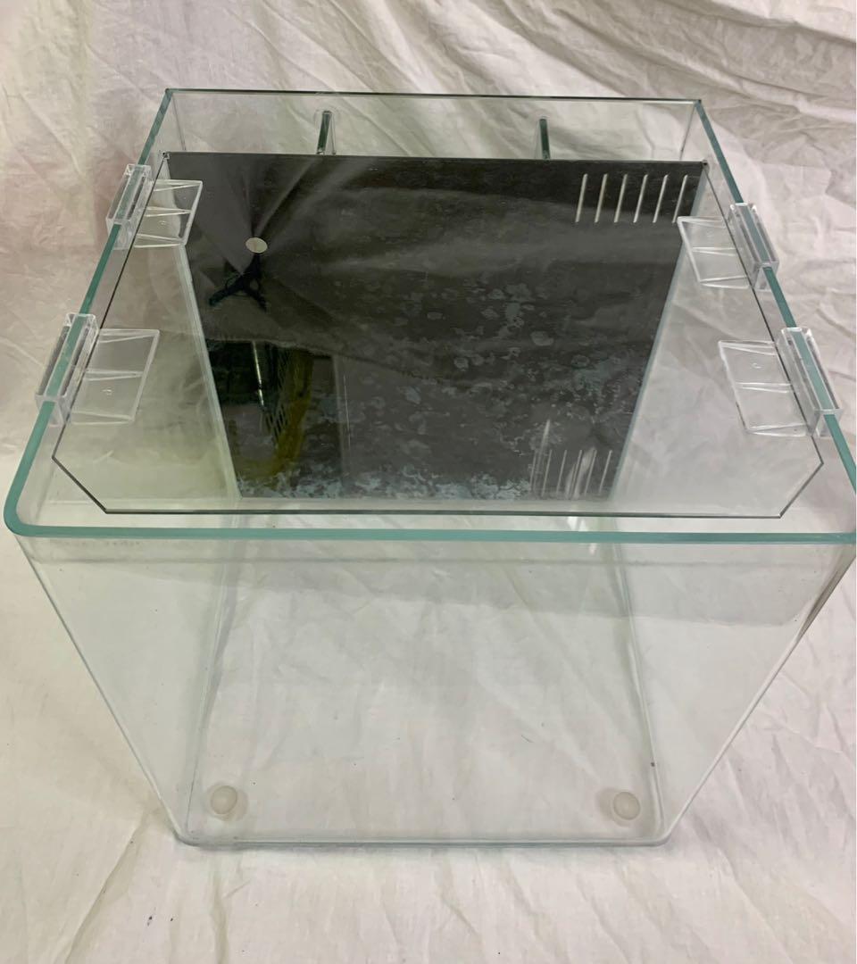 Square glass fish tank, aquarium, terrarium, vivarium, Pet Supplies ...