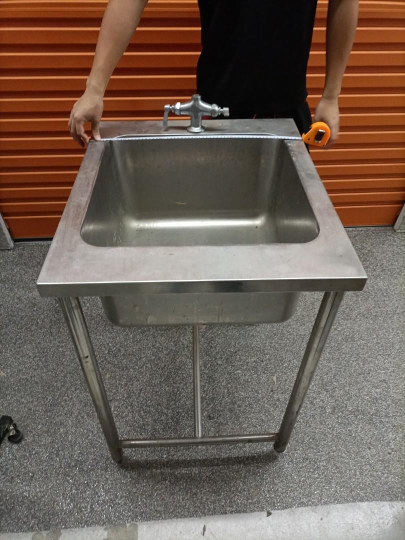 stainless steel water basin, Furniture & Home Living, Bathroom ...