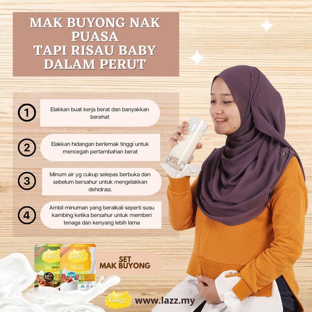 Susu LAZZ utk ibu hamil (550g x 2), Babies & Kids, Maternity Care on Carousell