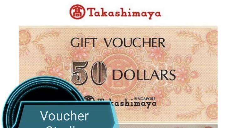 Takashimaya voucher $50, Tickets & Vouchers, Vouchers on Carousell