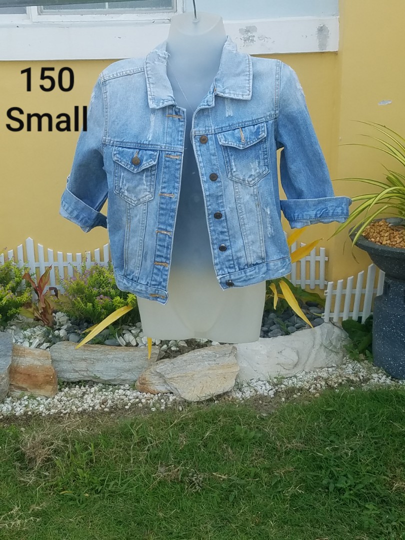 Tattered jacket, Women's Fashion, Coats, Jackets and Outerwear on Carousell