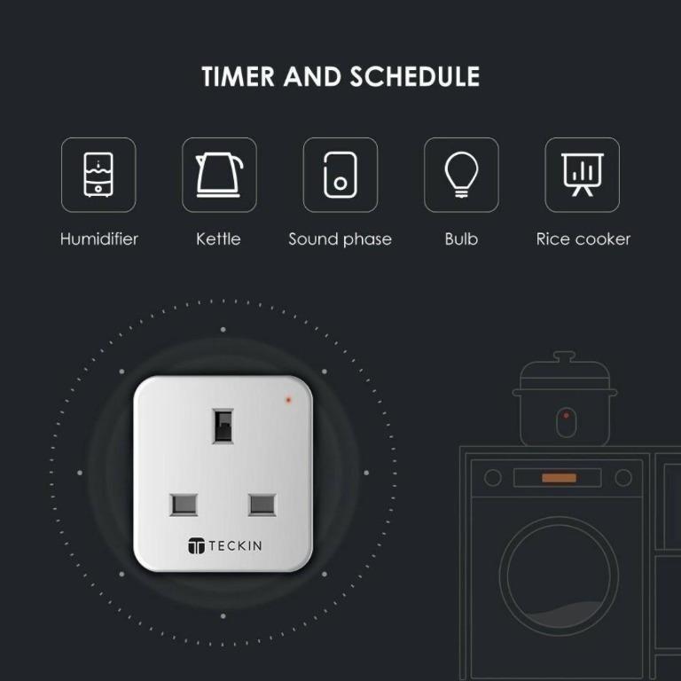 Teckin Smart Socket SP23 (4 PACKS), Mobile Phones & Gadgets, Mobile ...