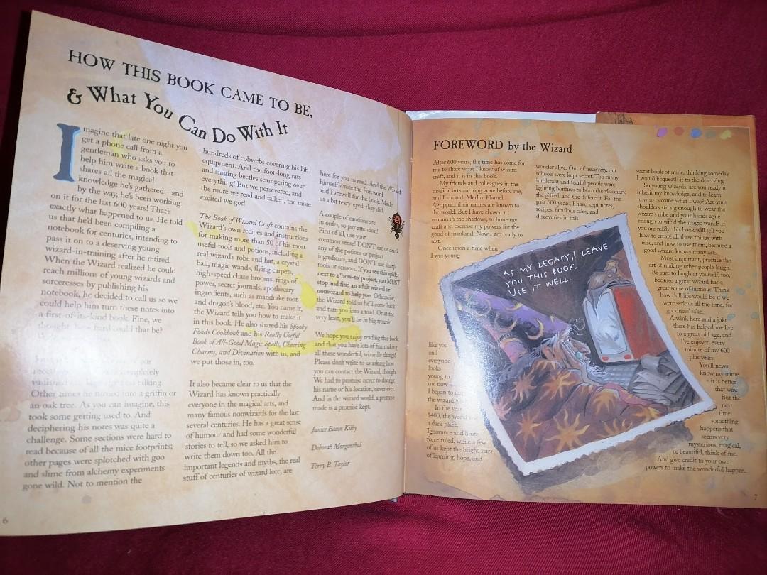 The Book of Wizard Craft, Hobbies & Toys, Books & Magazines, Fiction ...