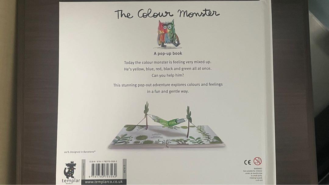 The Colour Monster Pop-Up Hardback Book by Anna Llenas, Hobbies & Toys ...
