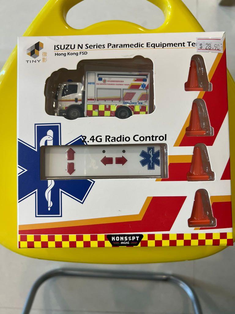 1/64 Tiny Remote Control RC Ambulance Hong Kong, Hobbies & Toys, Toys ...
