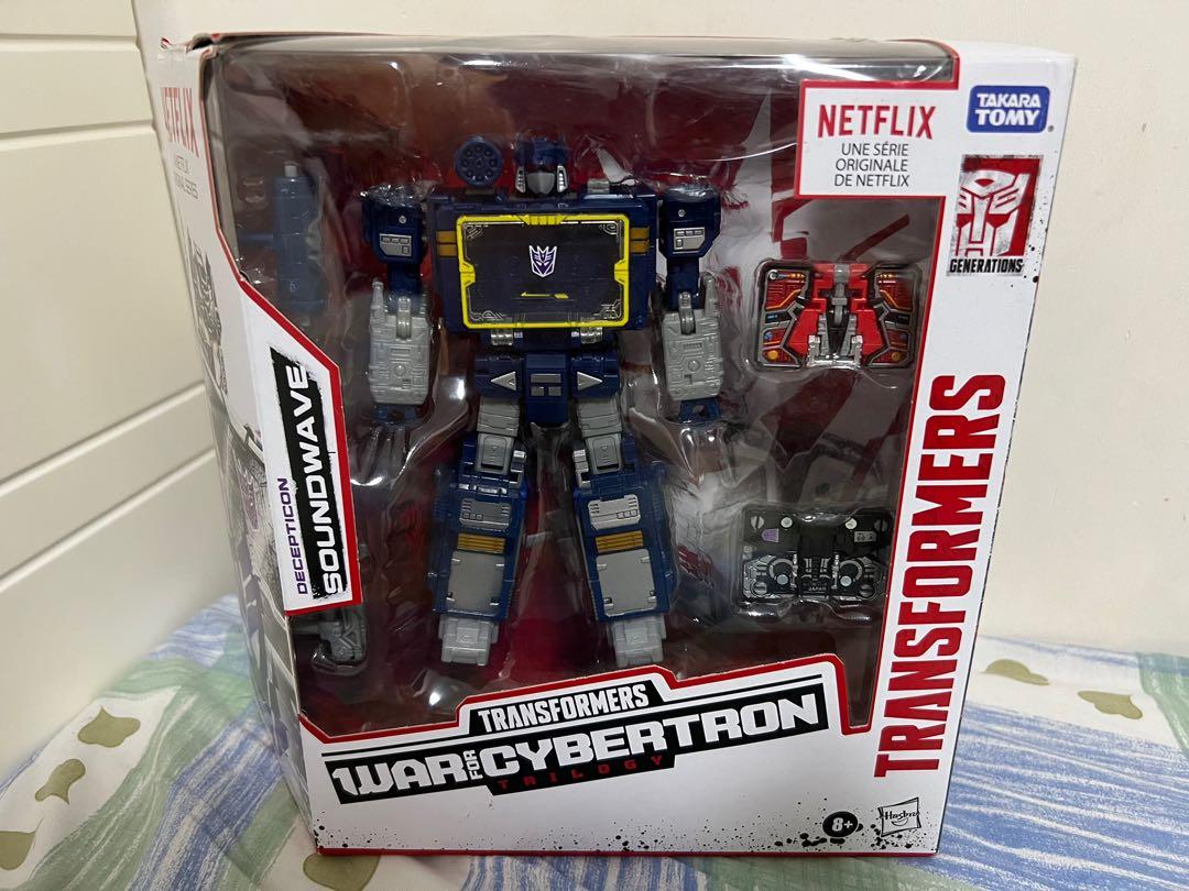 Transformers 變形金剛 WFC-14 Decepticon Soundwave Battle 3-Pack Netflix ...