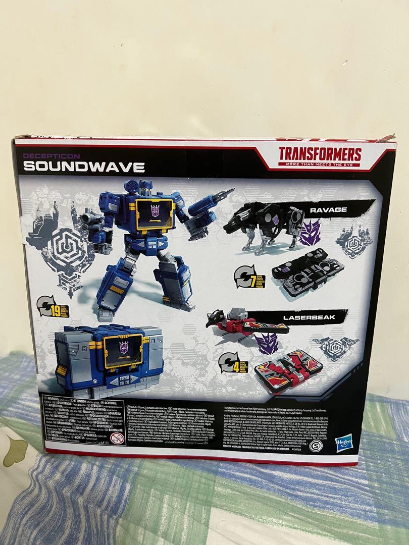 Transformers 變形金剛 WFC-14 Decepticon Soundwave Battle 3-Pack Netflix ...