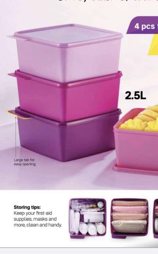 Tupperware Storage Box, Furniture & Home Living, Home Improvement ...