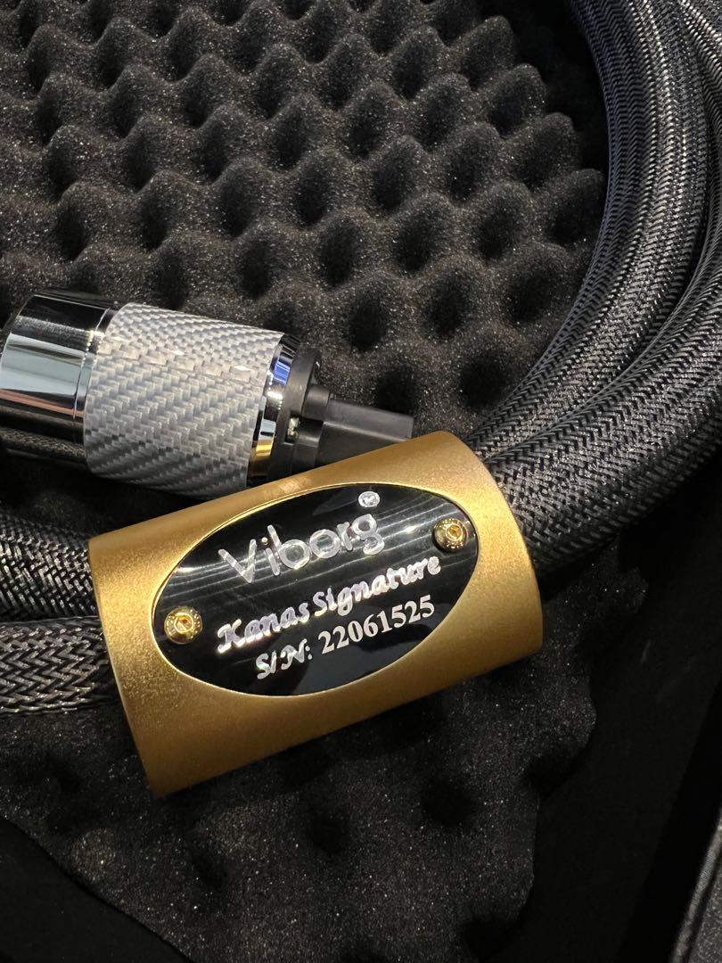 Viborg Kanas Signature Power Cable -pure silver 2m US version, Audio ...