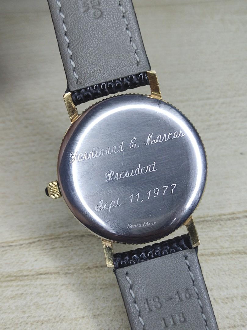Vintage Ferdinand Marcos watch, Luxury, Watches on Carousell