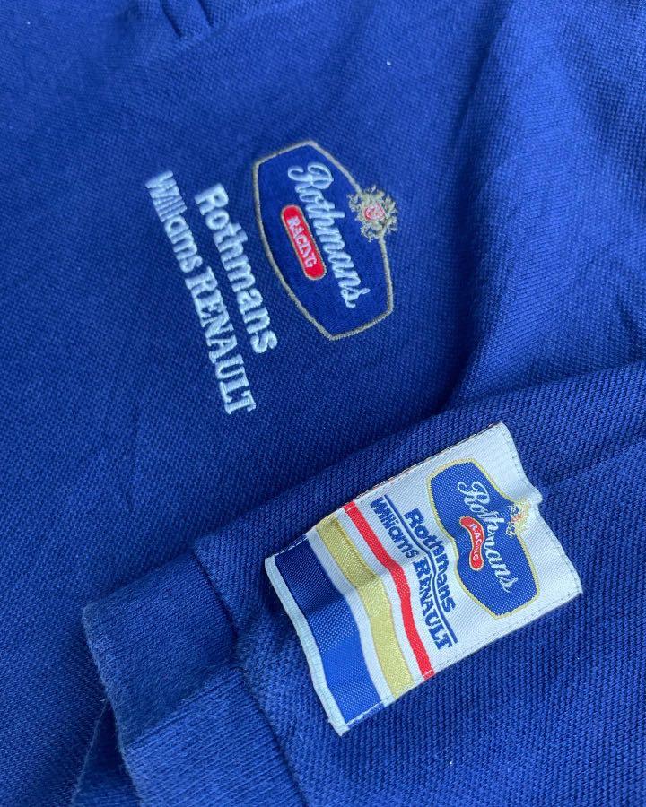 Vintage Rothmans Williams Renault Polo Tshirt, Men's Fashion, Tops ...