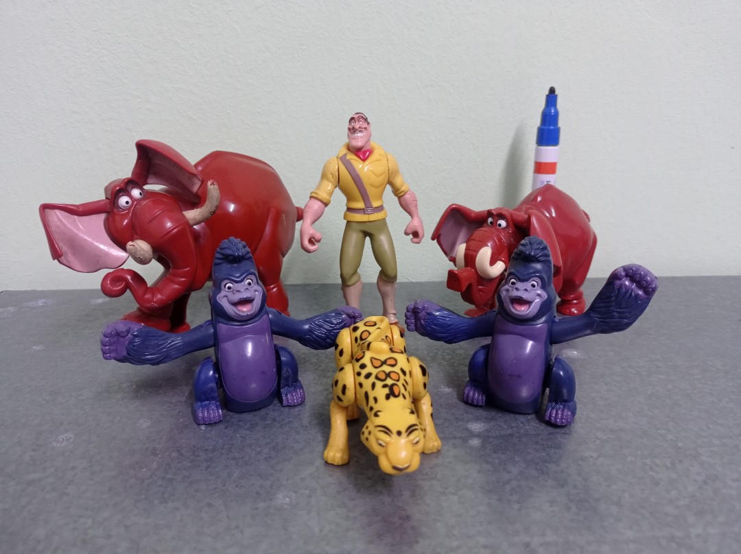 Vintage Tarzan set, Hobbies & Toys, Toys & Games on Carousell